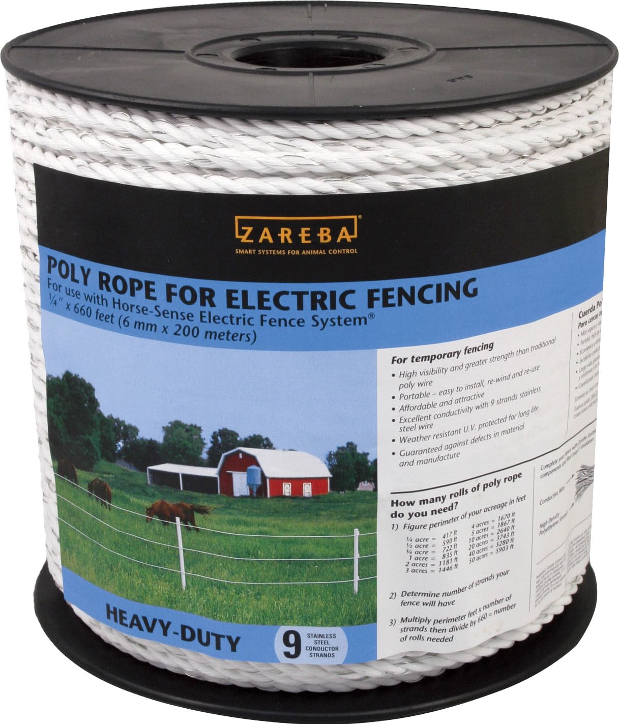 Zareba 1/4-Inch Poly Rope - Walmart.com