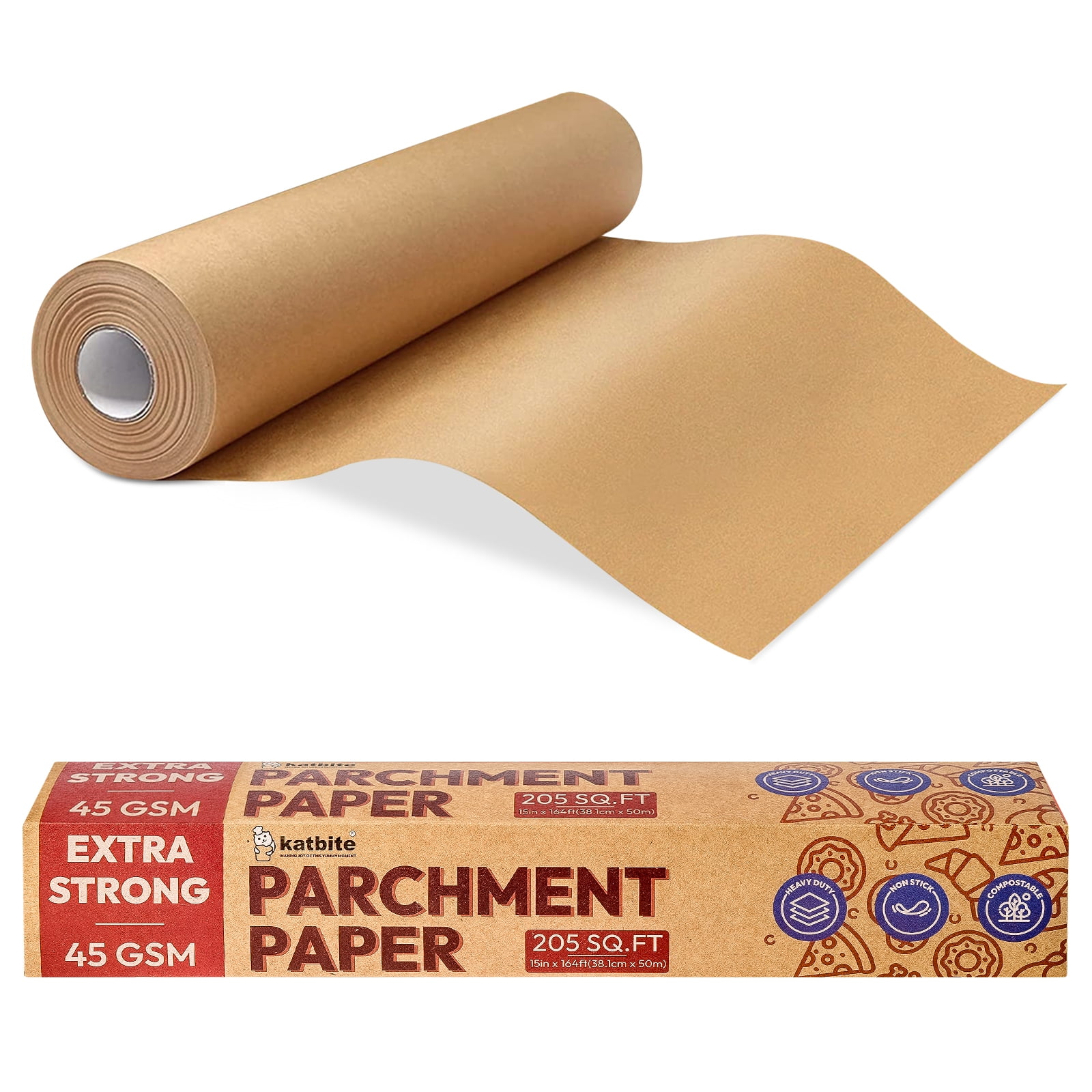 Click here for Katbite Heavy Duty Unbleached Parchment Paper Roll... prices