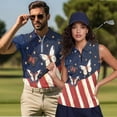 Aplkyhs Matching Couple Sport Shirts American Flag Butterfly Quarter ...