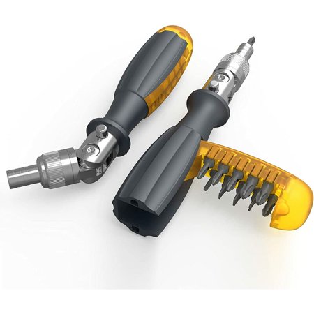 11 in 1 Screwdriver, Magnetic Ratchet Screwdriver Set with 10 ...