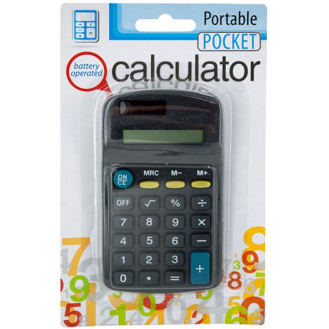 DDI 1765898 Portable Pocket Calculator - Walmart.com