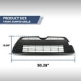 Black Front Bumper Grille Fit For 2023 2024 Toyota Corolla LE Base XLE ...