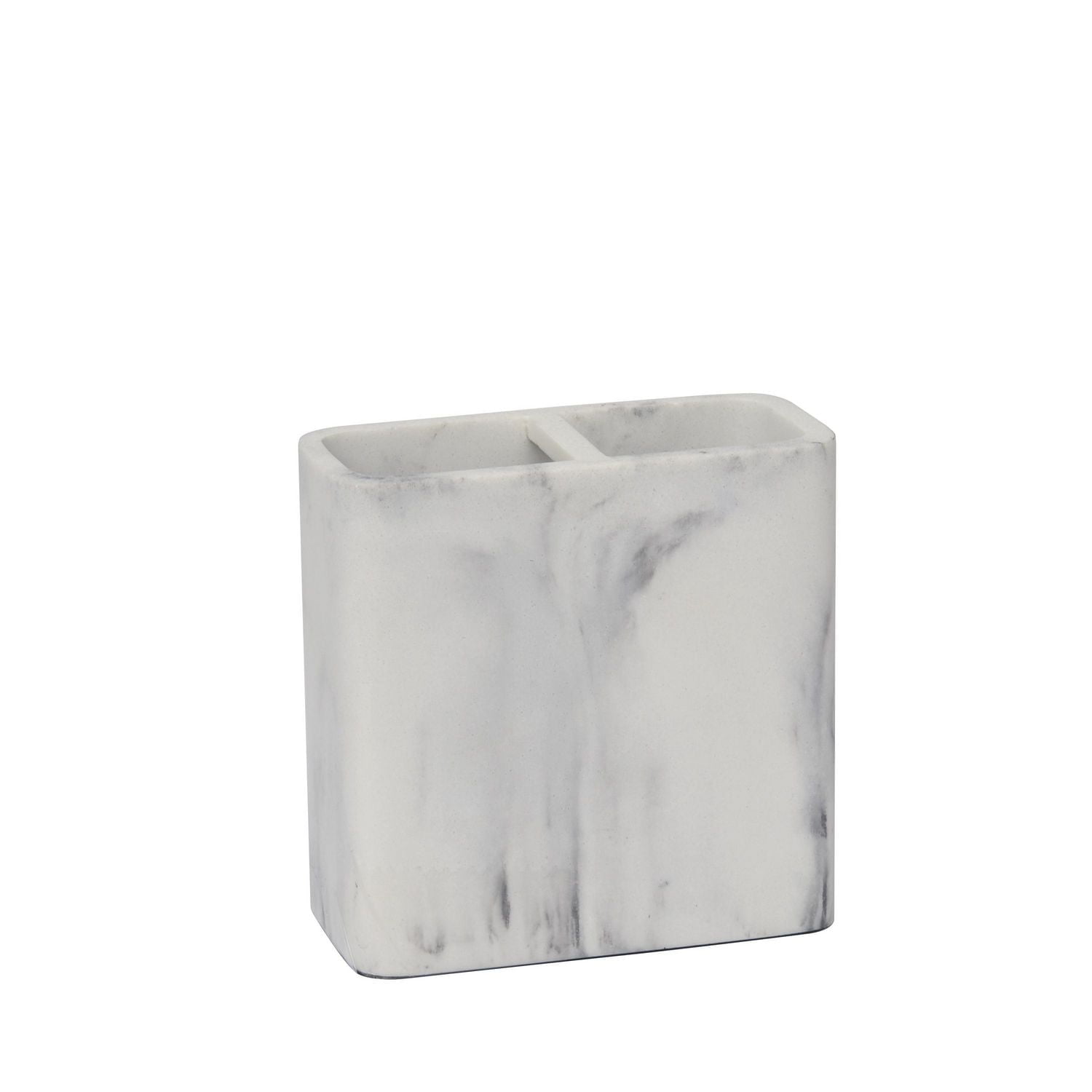 Click here for Hometrends Faux Marble White Toothbrush Holder  1... prices