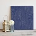 Abstract Topographic Lines Grid Canvas Artwork Painting Art, Geometric ...
