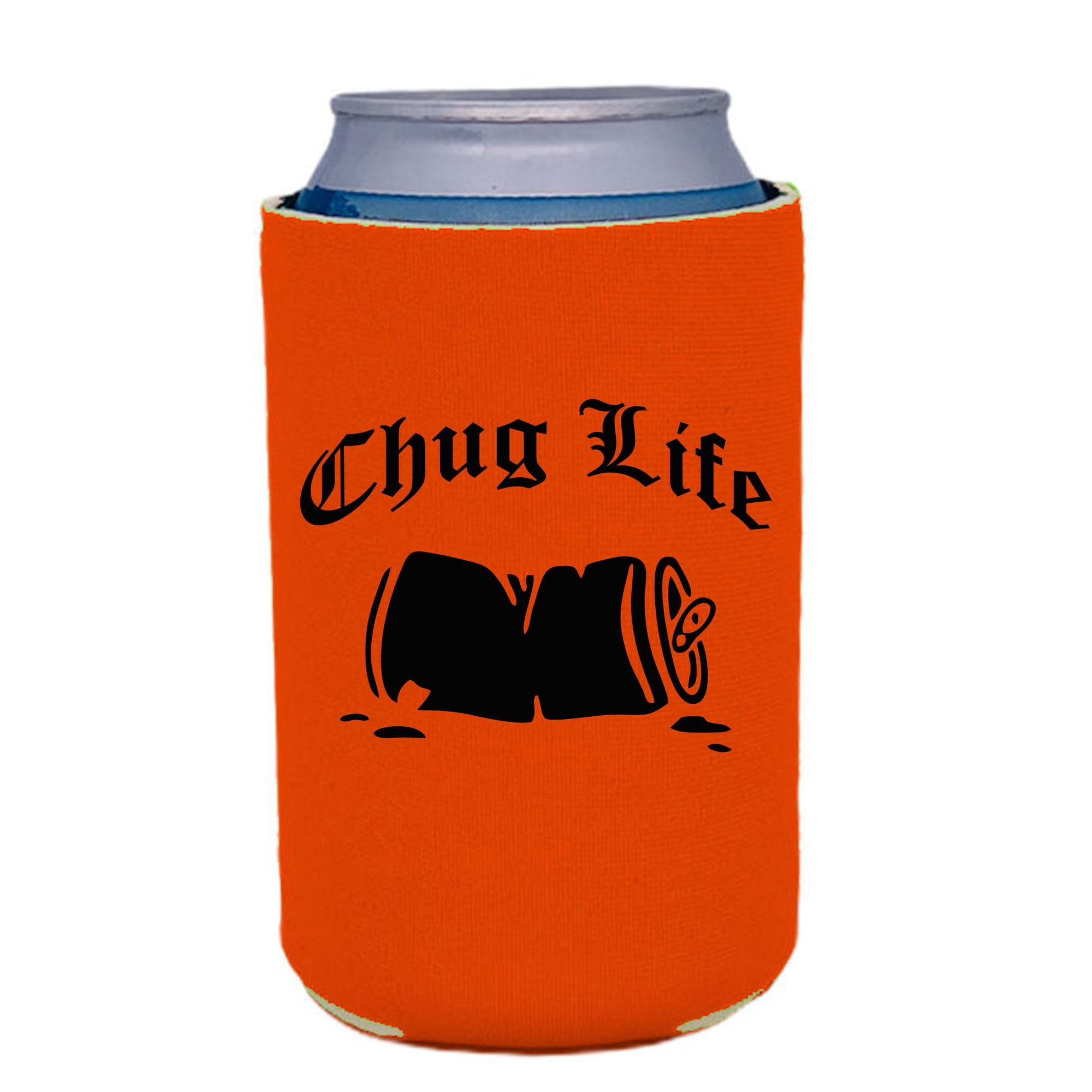 Chug Life Can Coolie (Orange) - Walmart.com