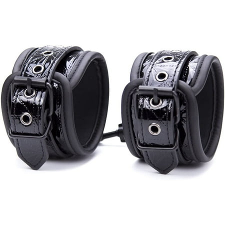 Wrist and Ankle Cuffs Extremely Soft Handmade Leather AZQWSXE05 (Style ...