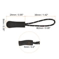 Uxcell, Zipper Pulls, 36mm cord extension, Black White pack of 20 ...