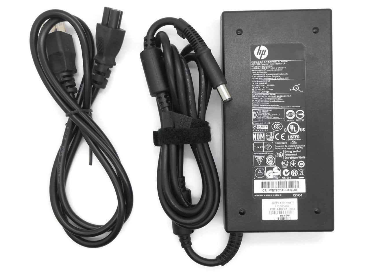 New Genuine HP 150 watt Slim Smart pin AC Power Adapter 677763-001 ...