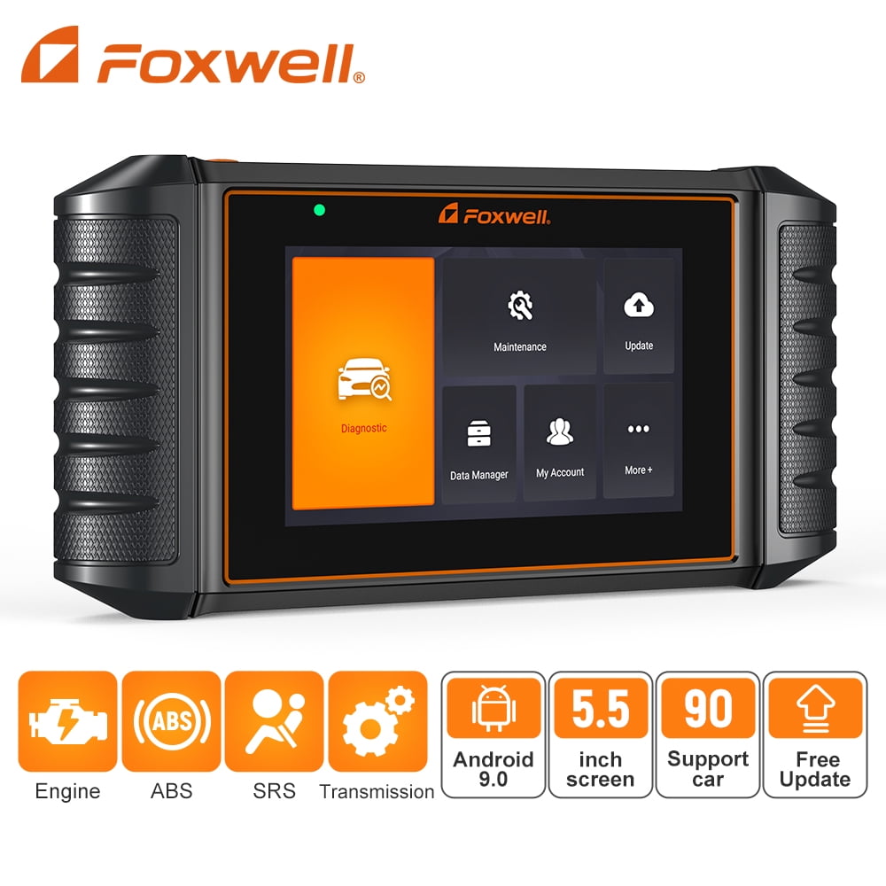 Foxwell NT706 OBDII Scanner Car Code Reader Scan Engine Airbag ABS Transmission Four System Scan ...