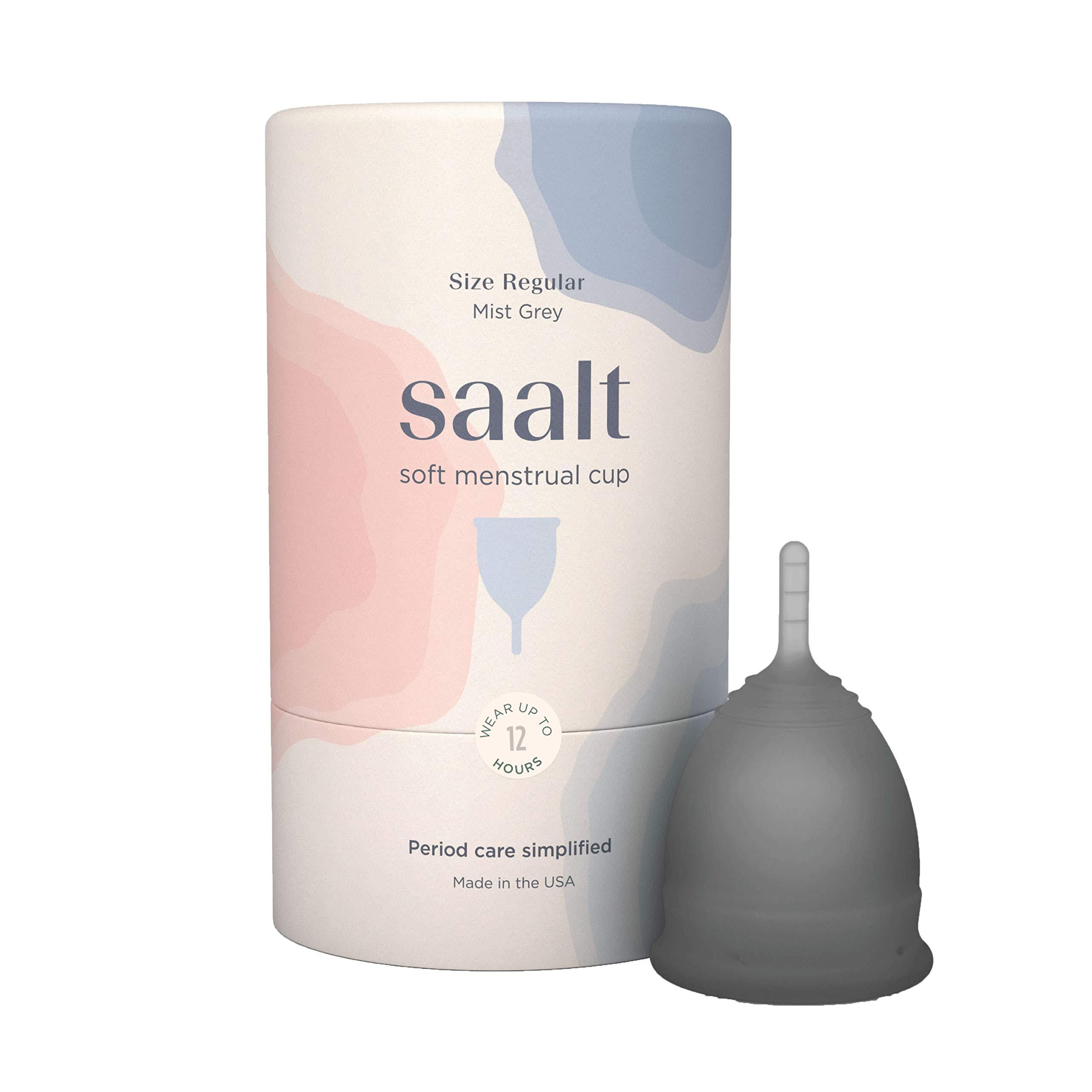 Saalt Soft Menstrual Cup - Super Soft and Flexible - Best Sensitive Cup ...