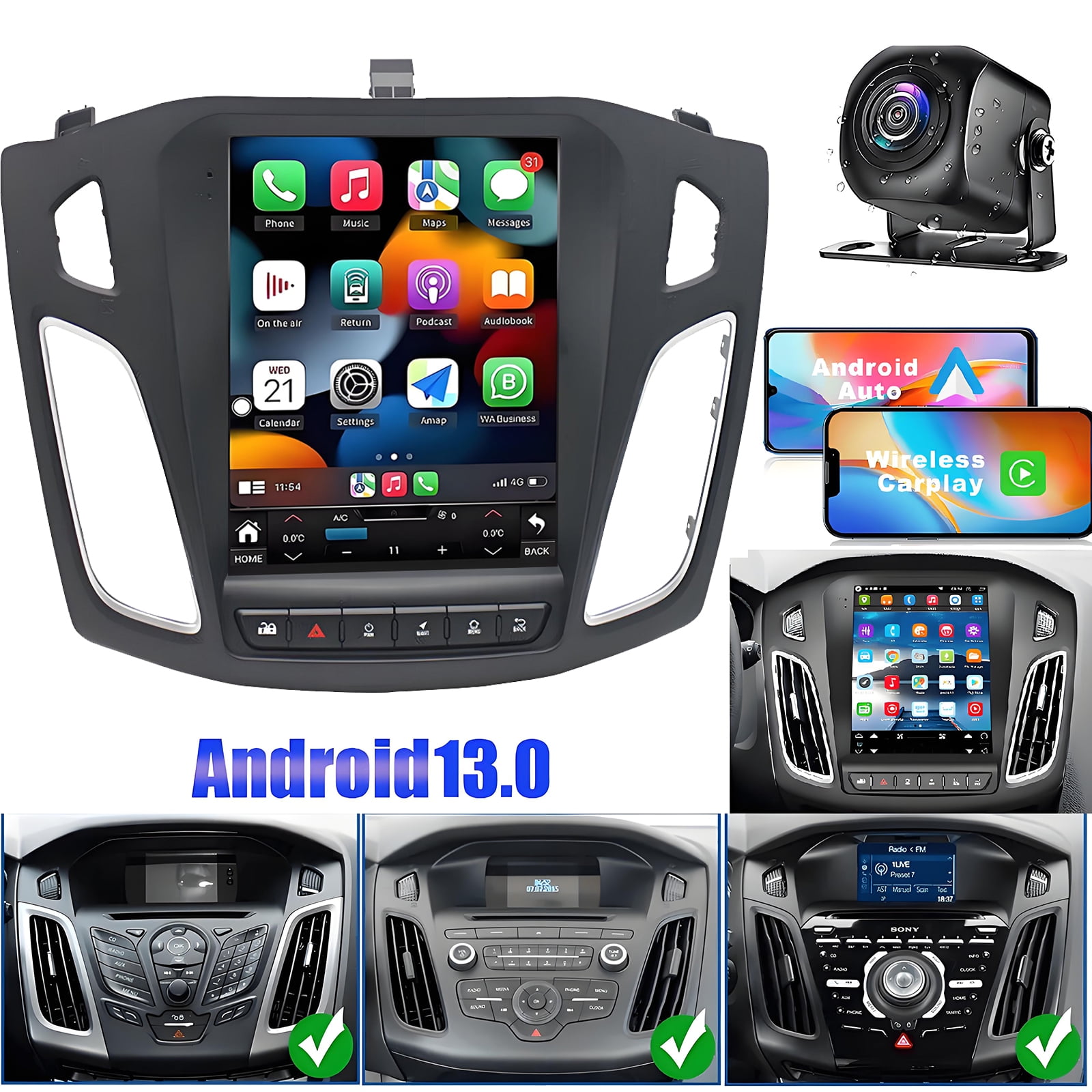 Click here for Gsuatey For Ford Focus Car Stereo Radio 2012-2018... prices