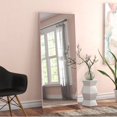 NeuType 65"x22" Aluminum Alloy Frame Mirror Rectangular Full Length ...