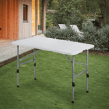 MoNiBloom Lightweight 4Ft Folding Card Table (10-pack), Portable, Heavy ...