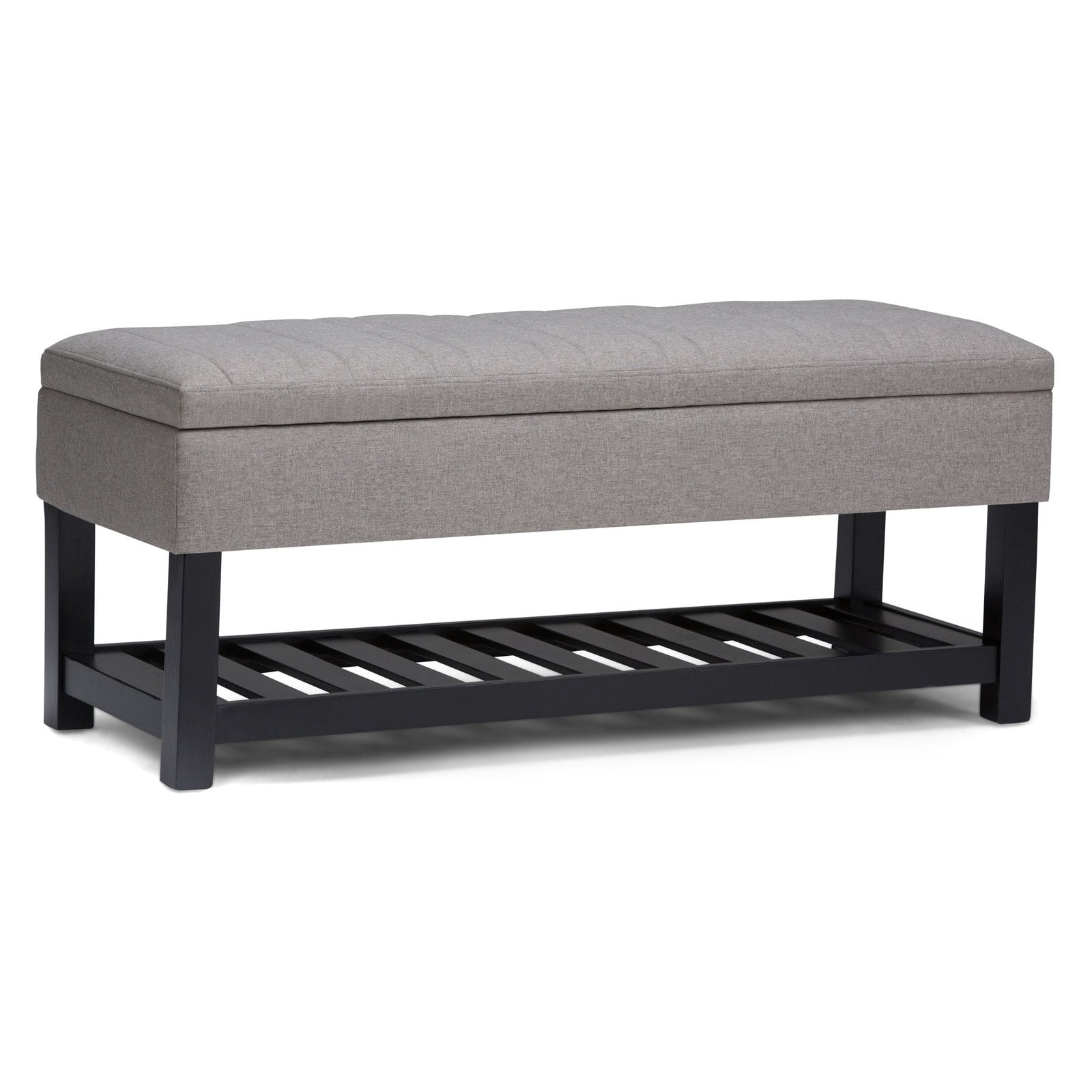 Simpli Home Memphis Storage Ottoman Bench - Walmart.com