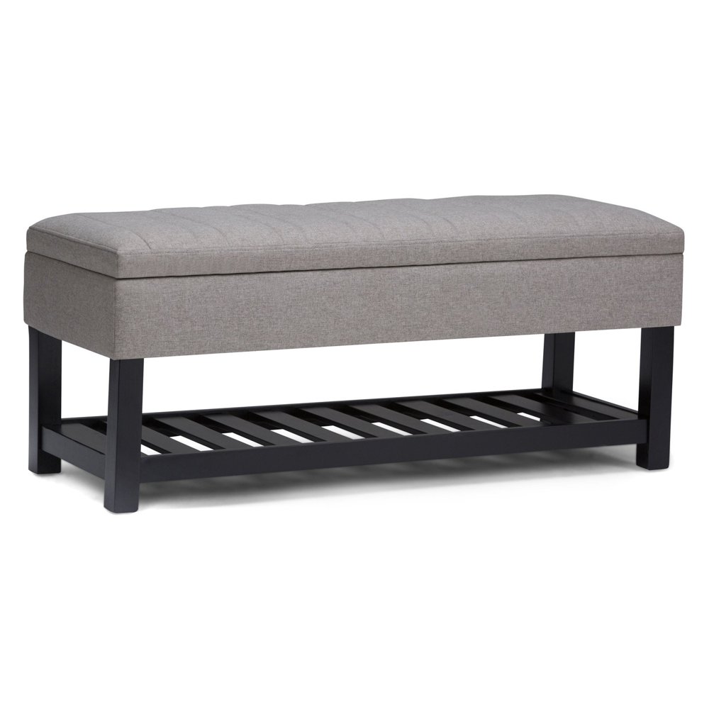 Simpli Home Memphis Storage Ottoman Bench - Walmart.com - Walmart.com