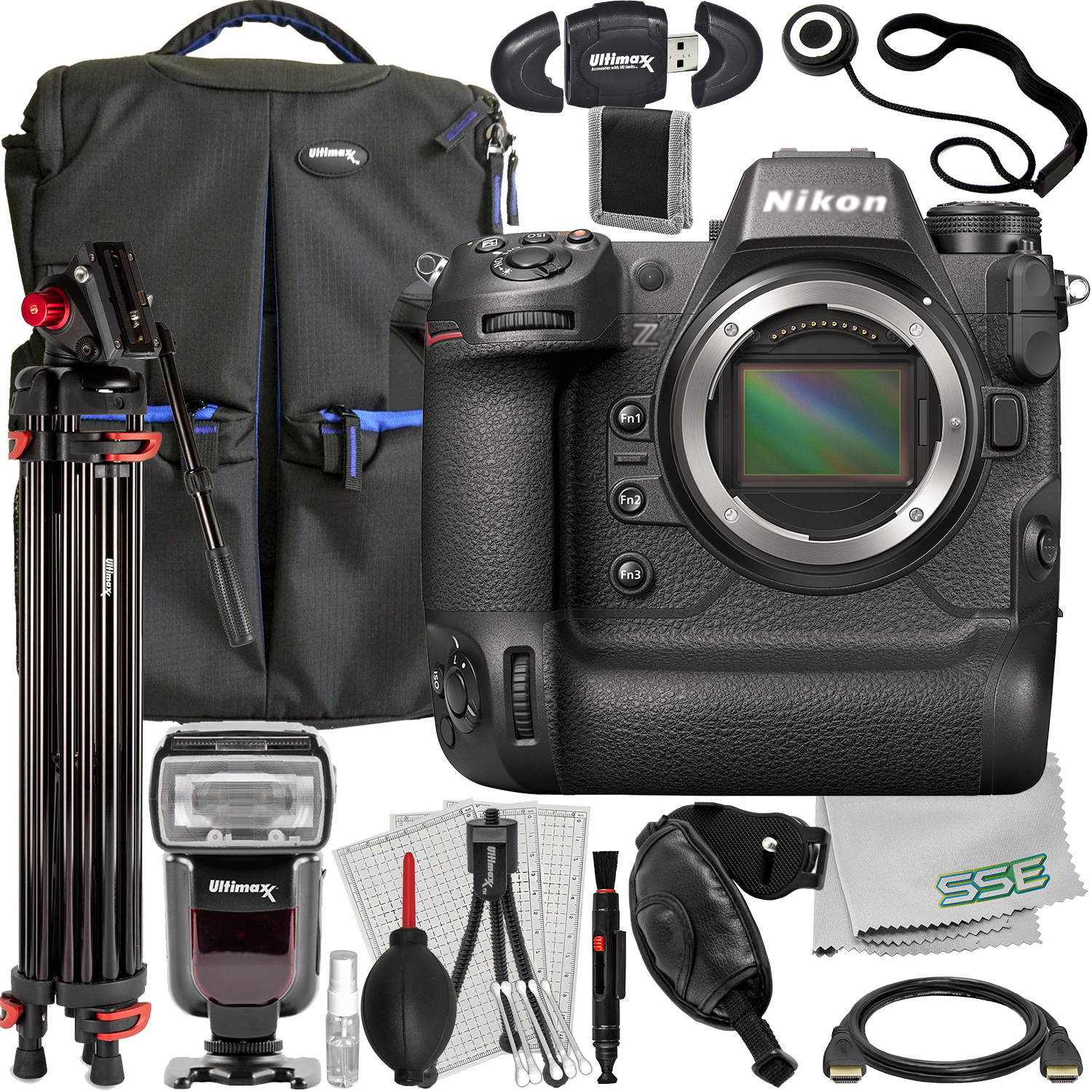 Ultimaxx Professional Nikon Z9 Camera Bundle (Body Only) - Includes ...
