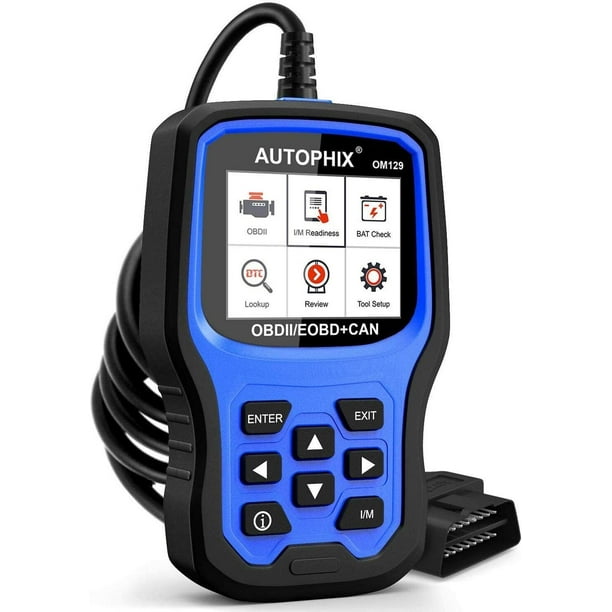 Autophix OM129 Enhanced OBD2 Scanner Check Engine Light Turn off MIL ...