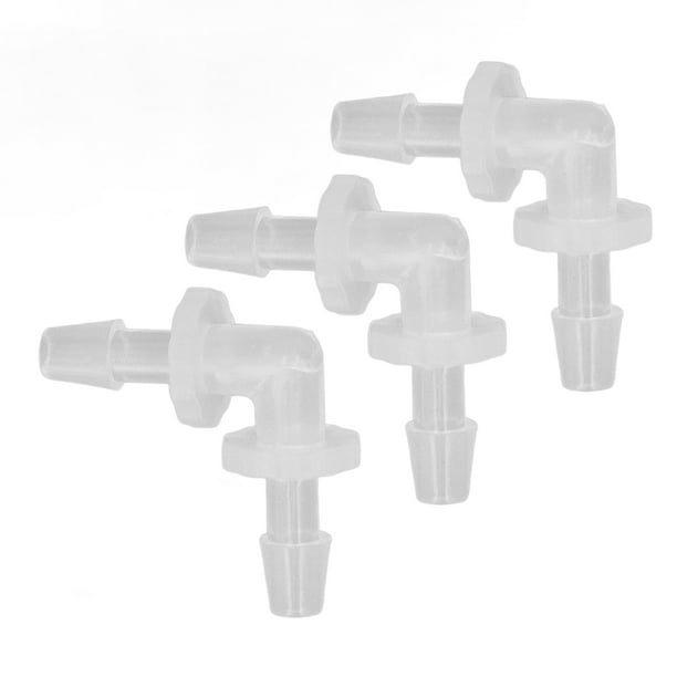 Plastic Hose Barb Fitting Adapter Aquarium Accessories 12Pcs Plastic ...