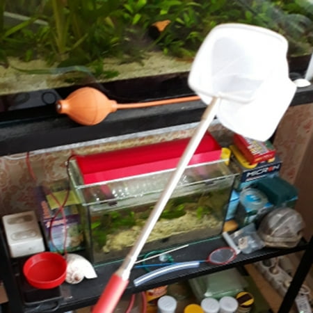 Retractable 3D Round/Square Fishing Net Stainless Aquarium Small Steel ...