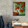 Epic Graffiti 'Apple Harvest Chickadees' by Crista Forest, Canvas Wall ...