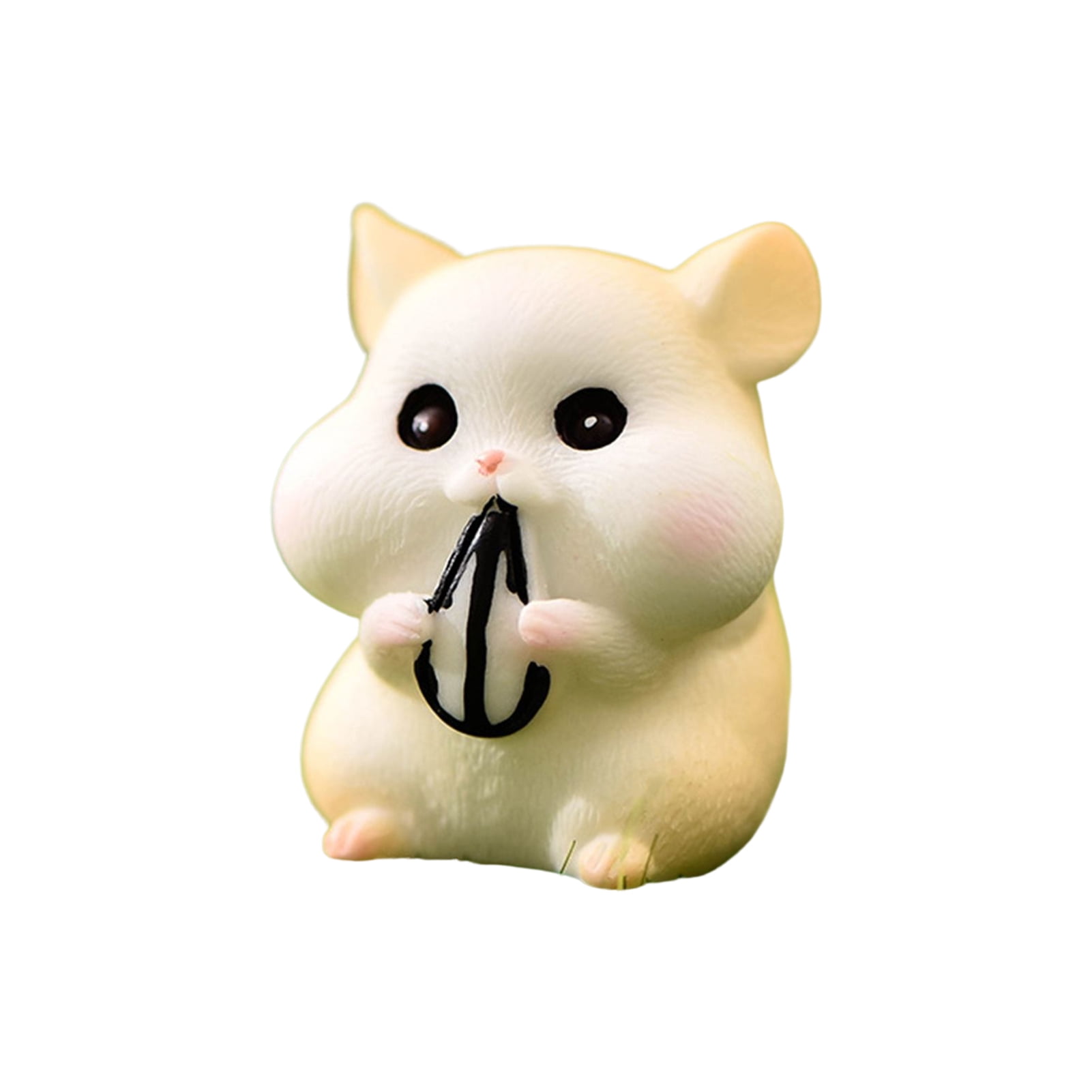 Farfi Animal Statue Adorable Sweet Expression Cartoon Painted Eating ...