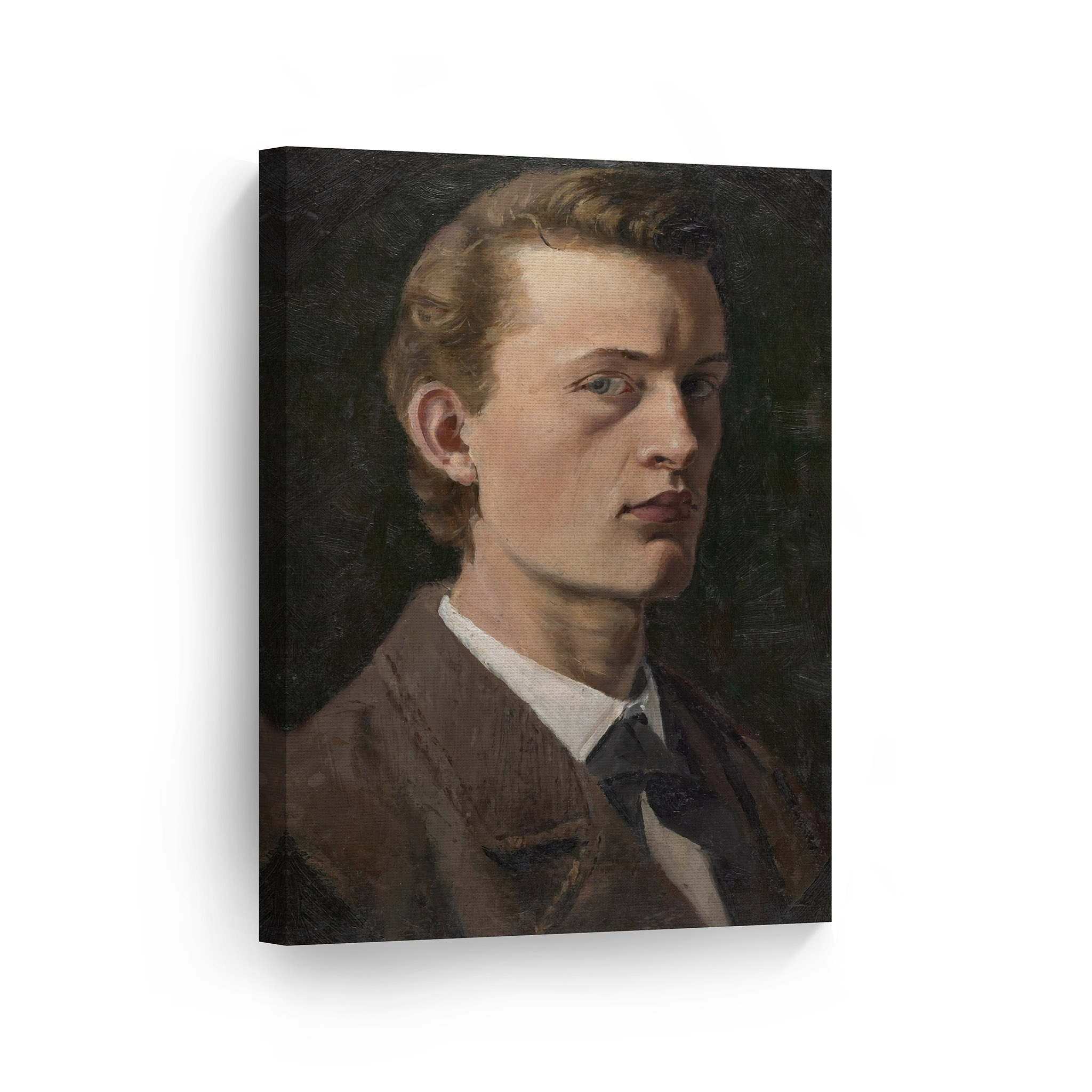 Smile Art Design Self-Portrait, Edvard Munch Classic Art Canvas Print ...