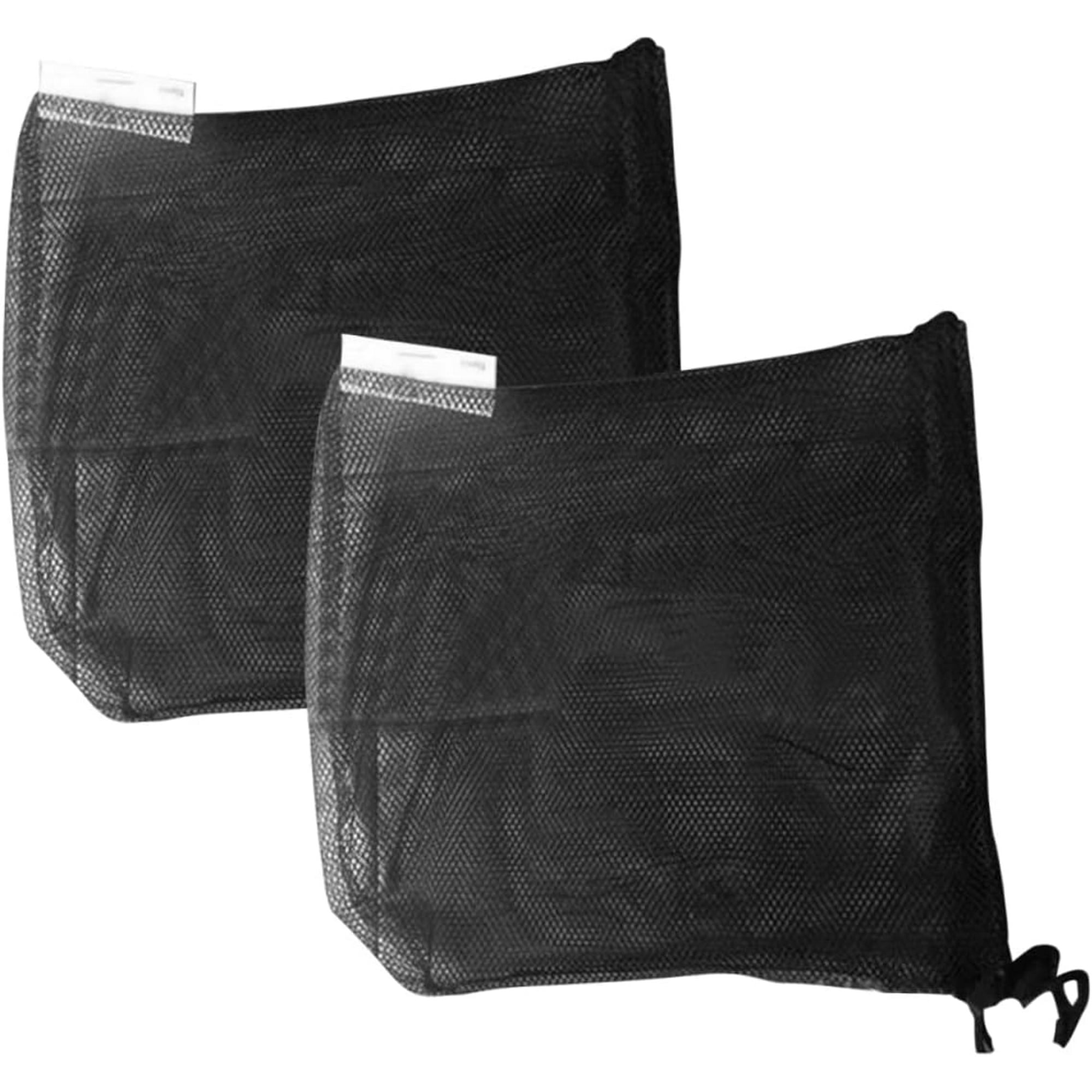 Click here for Unbranded Hugfegwe 2 Pcs Black Mesh Drawstring Bag... prices