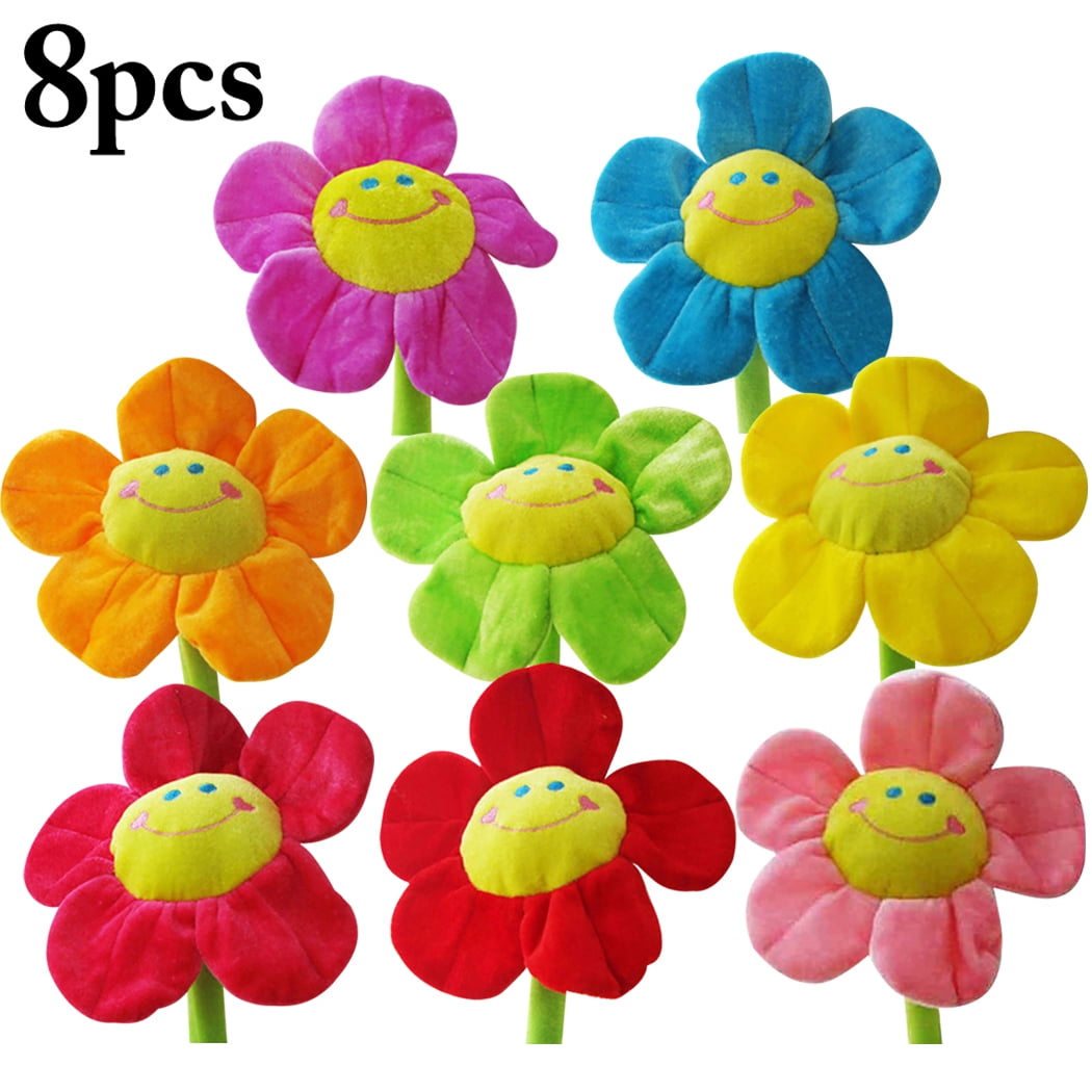 Click here for Nobrand 8pcs Plush Flowers Decorative Sunflower Ro... prices