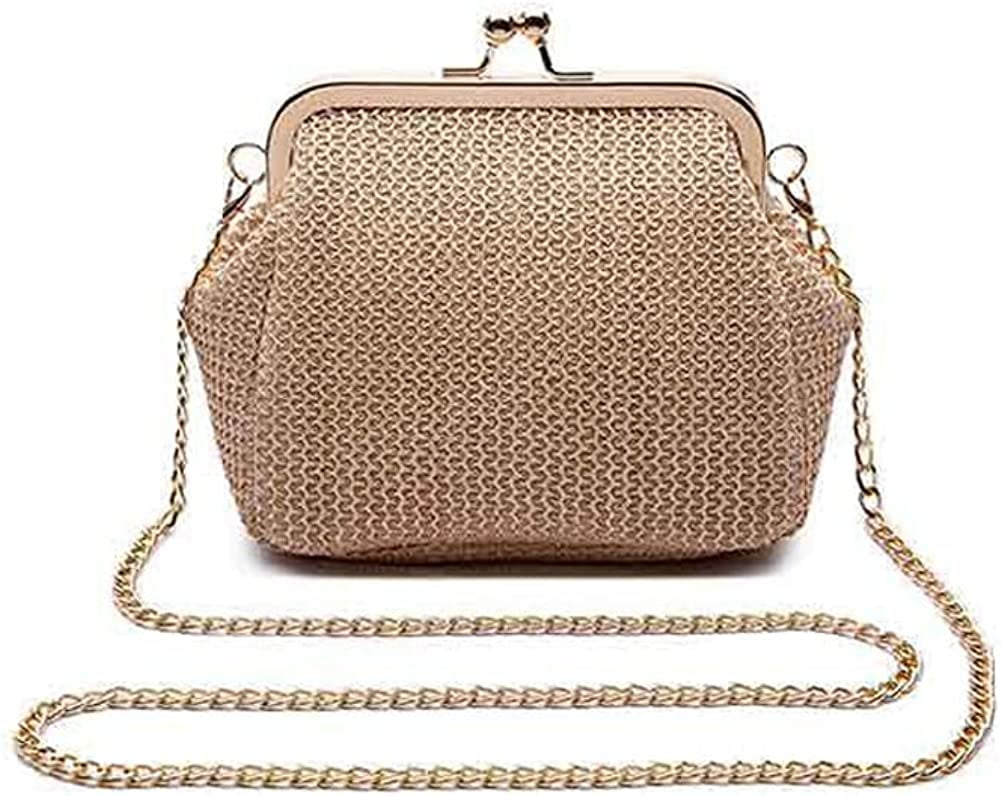 CoCopeaunts Women's Kiss Lock Shoulder Bag Evening Cluth Bag Retro ...