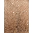 Apricot Sequin Knit Strappy Fitted Maxi Dress For Holiday Spring Summer ...
