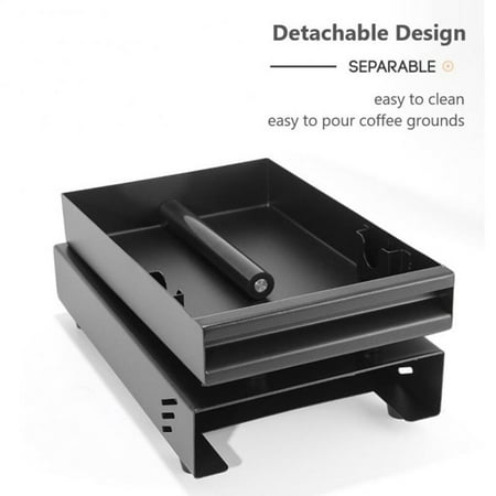 thinsony Stainless Steel Coffee Grounds Box Drawer Type Knock Case ...