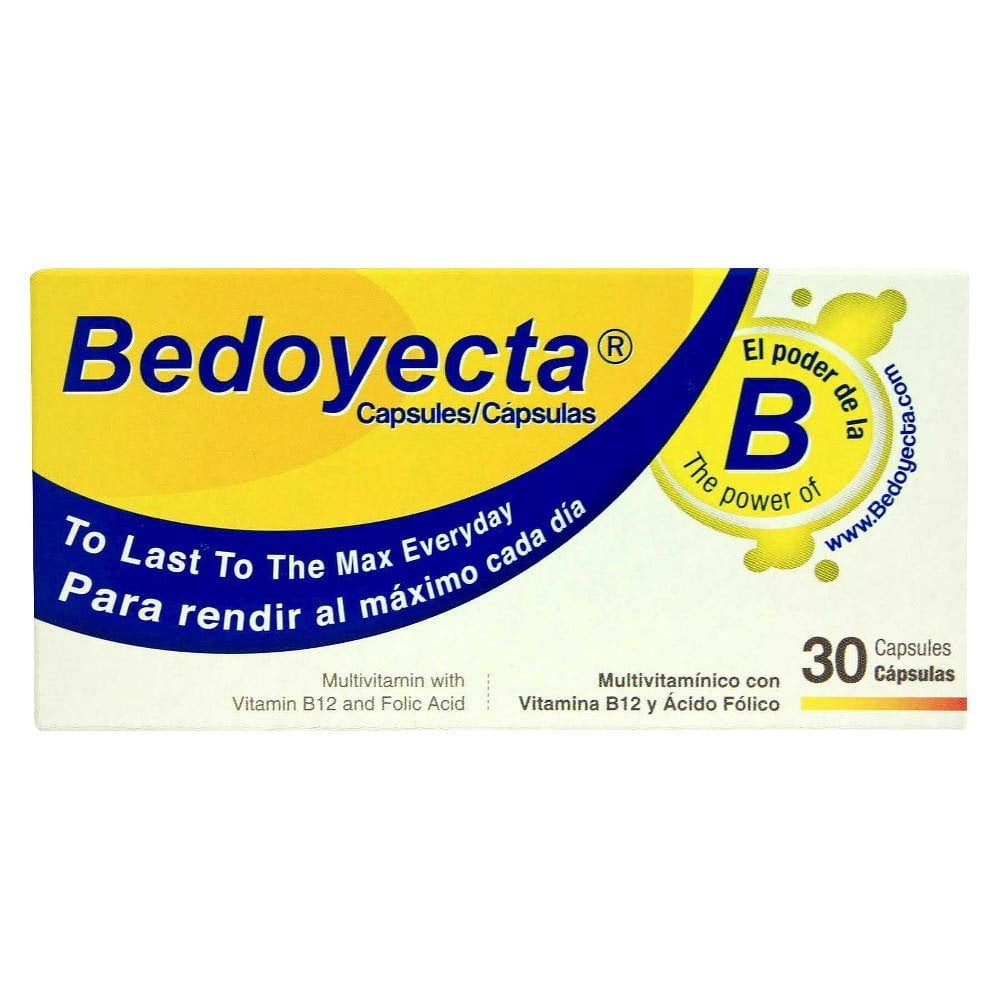 Bedoyecta Multivitamin, 30 Capsules Each (Pack of 2) - Walmart.com ...