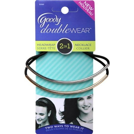 Goody Double Wear Long Metal Bar Headwrap - 2 per pack -- 3 packs per ...