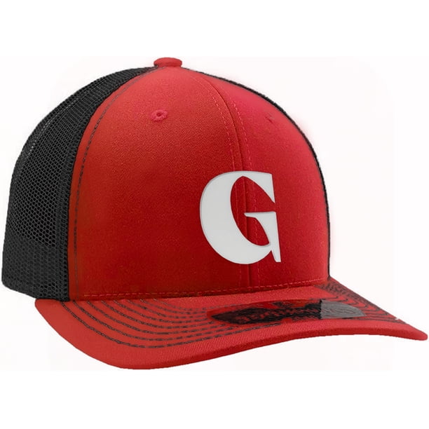 Daxton Baseball Trucker Hat 3D Capital Alphabet Letters Structured Mid ...