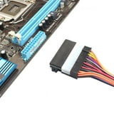 JSER ATX 24Pin Female to 24pin Male 90 Degree Power Adapter Mainboard ...