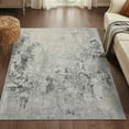 Luxe Weavers Modern Abstract Gray 8x10 Area Rug Stain Resistant Carpet ...