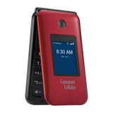 Consumer Cellular, Link II, Red - Flip phone - Walmart.com