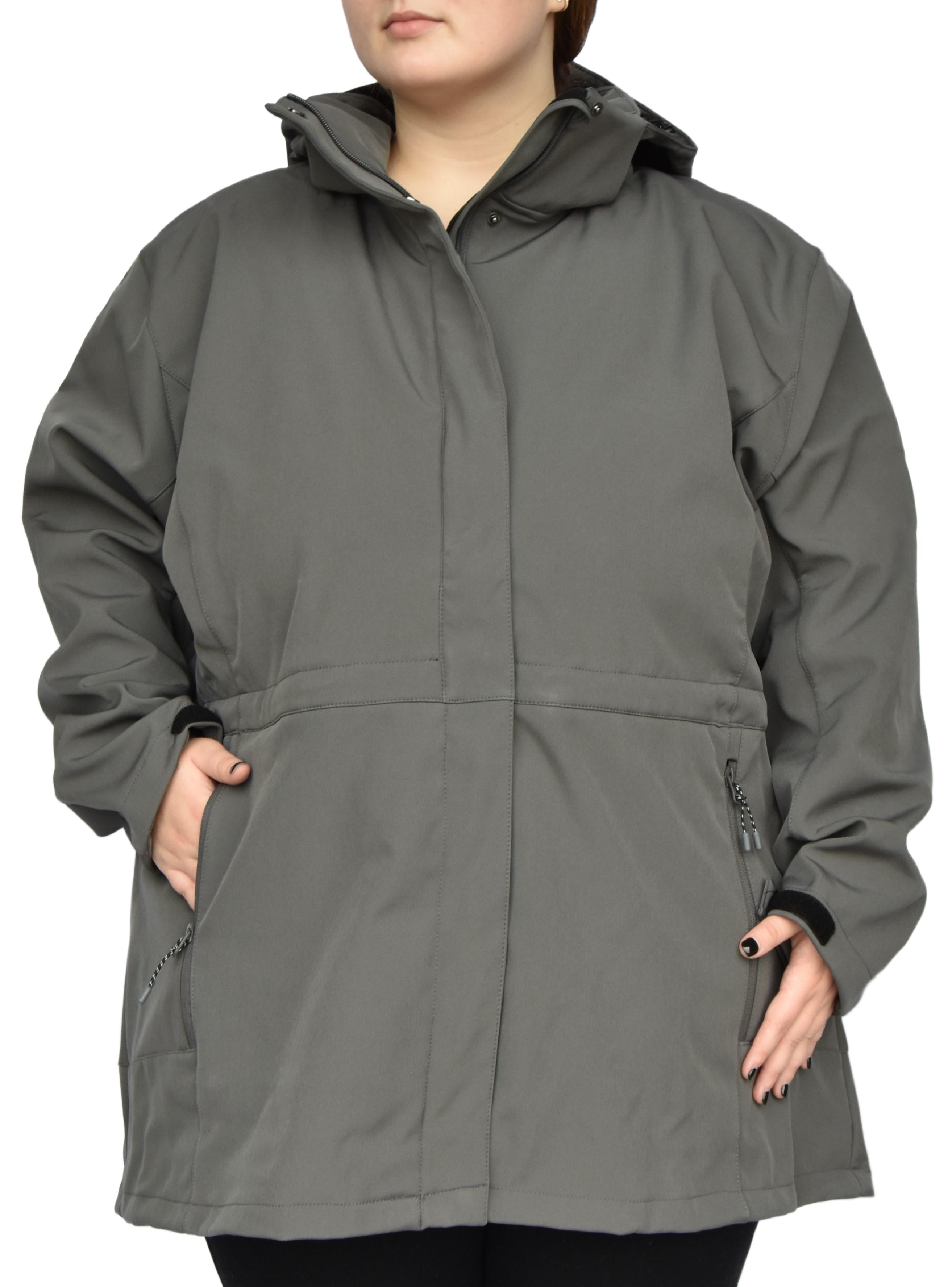 Snow Country Outerwear Womens Plus Size 1X-6X Stowe Mid Length Soft ...