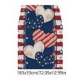4th of July Star Table Runner, Red White Blue Patriotic Design ...