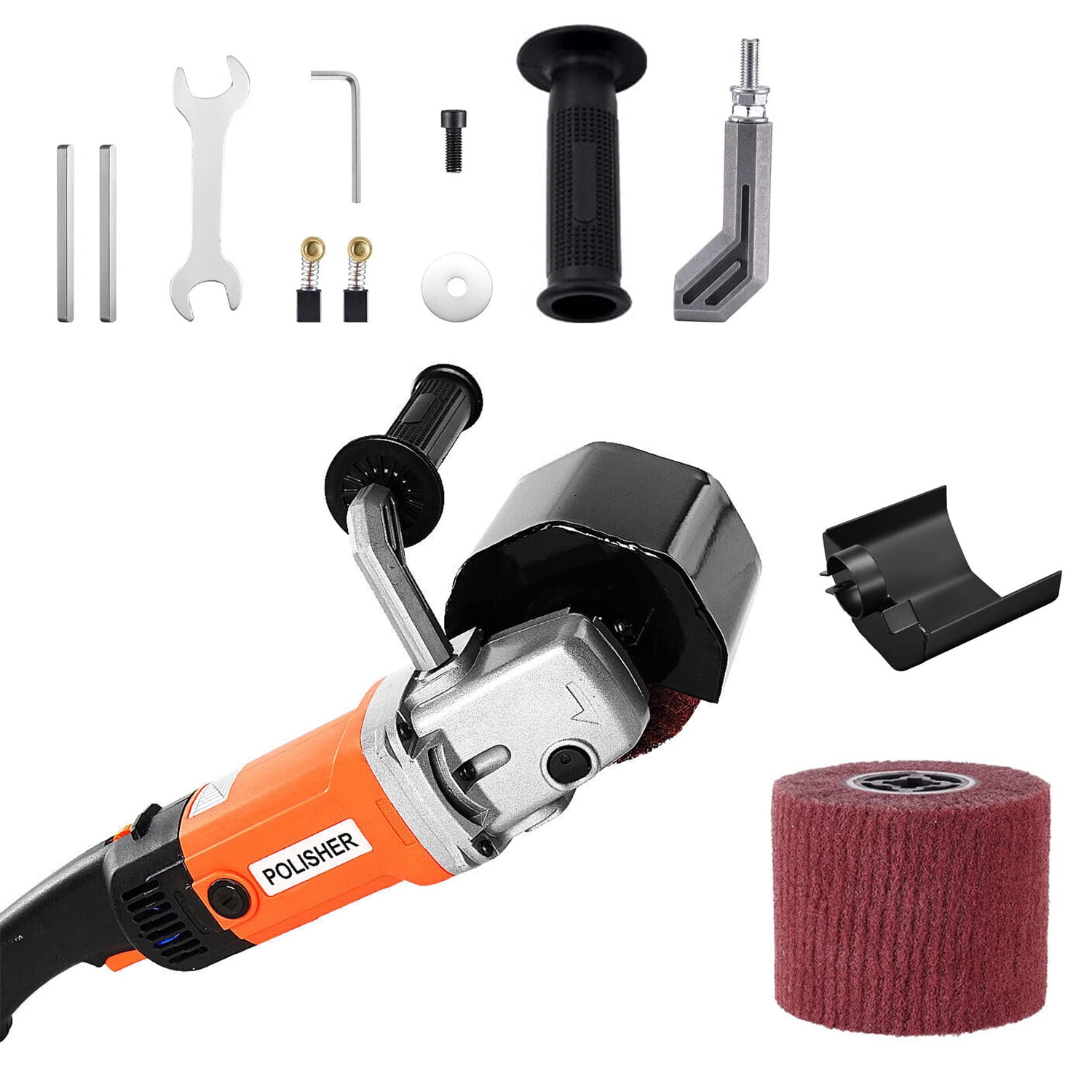 Handheld Sander Polisher 1400W Burnishing Machine Steel Polisher with ...