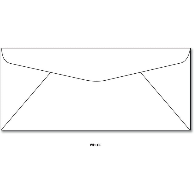#9 (3 7/8 X 8 7/8) Regular White Envelopes, 24lb white wove stock (50 ...