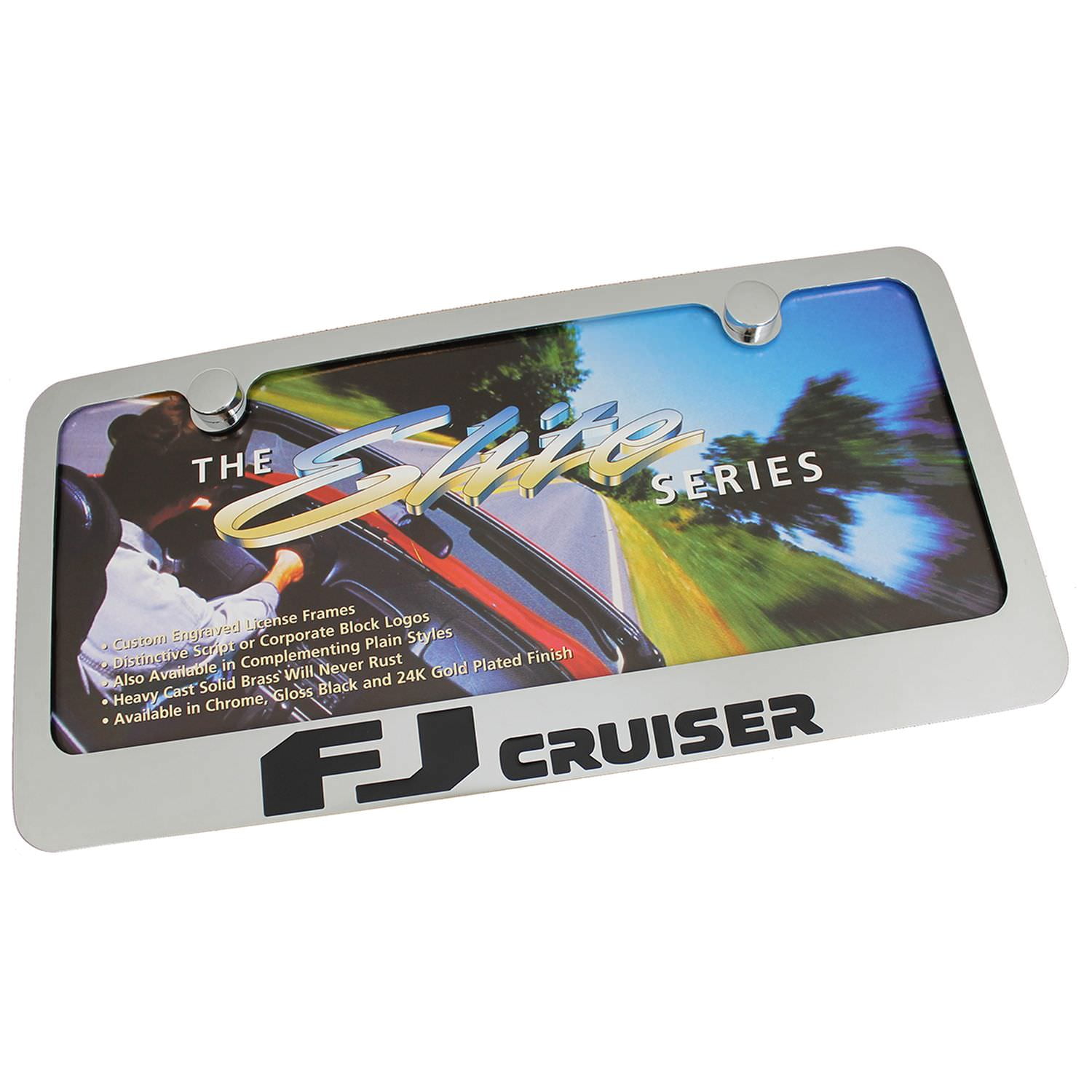 Toyota FJ Cruiser License Plate Frame (Chrome) - Walmart.com