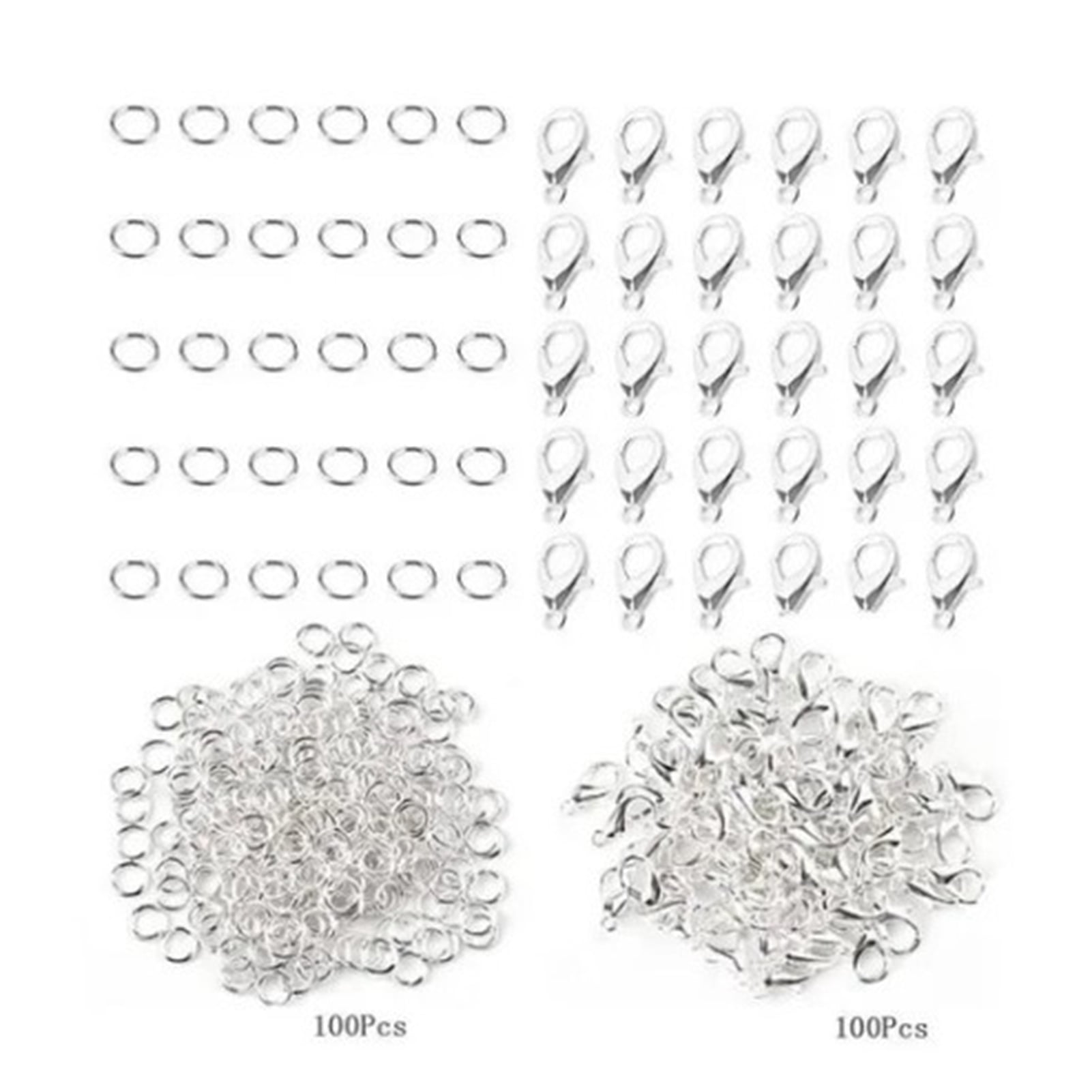 Click here for Meetca Bracelet Clasp 200pcs Necklace Clasp Silver... prices