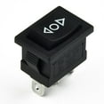 Kairuite MOMENTARY ON/OFF Direction Rocker Switch 3 Pin 21x15mm 3A DIY ...