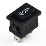 Kairuite MOMENTARY ON/OFF Direction Rocker Switch 3 Pin 21x15mm 3A DIY ...