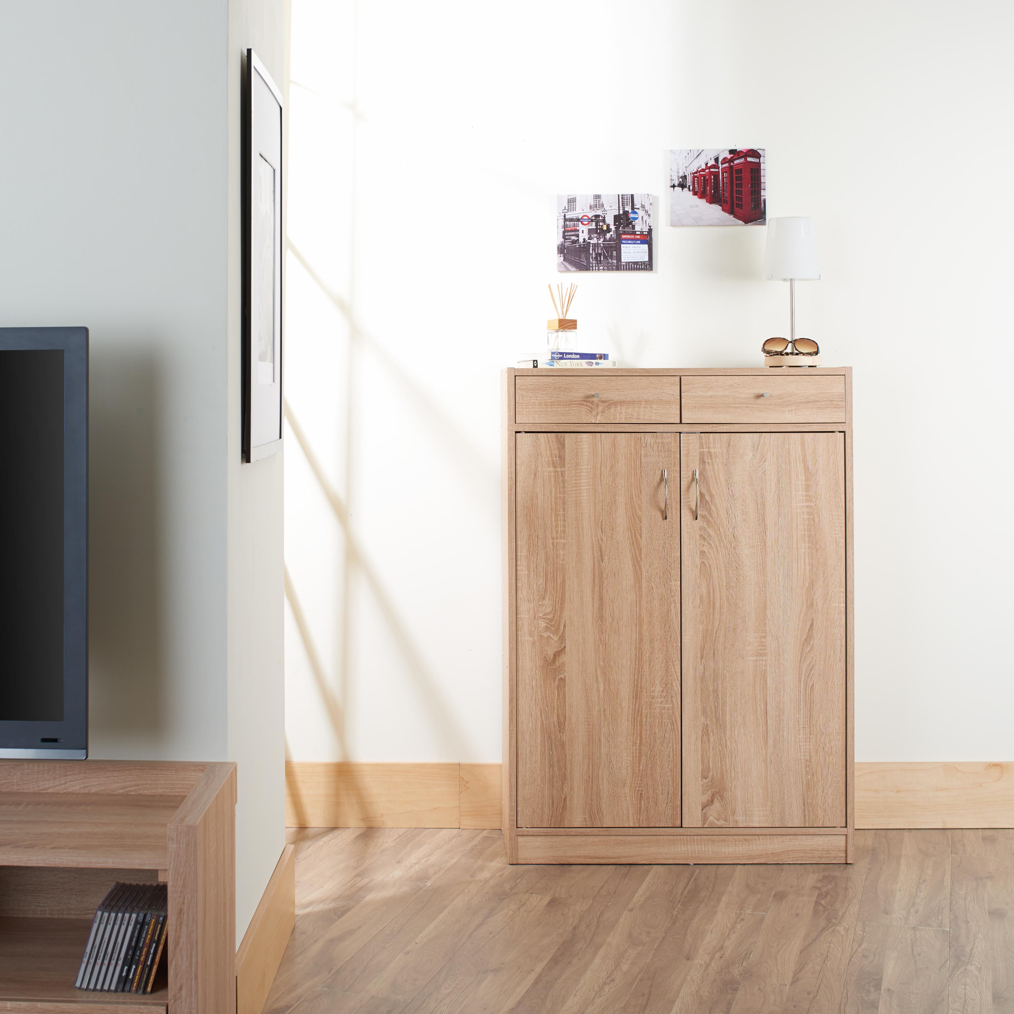 Maddy 2-Drawer Multi Shelf Storage Cabinet - Walmart.com