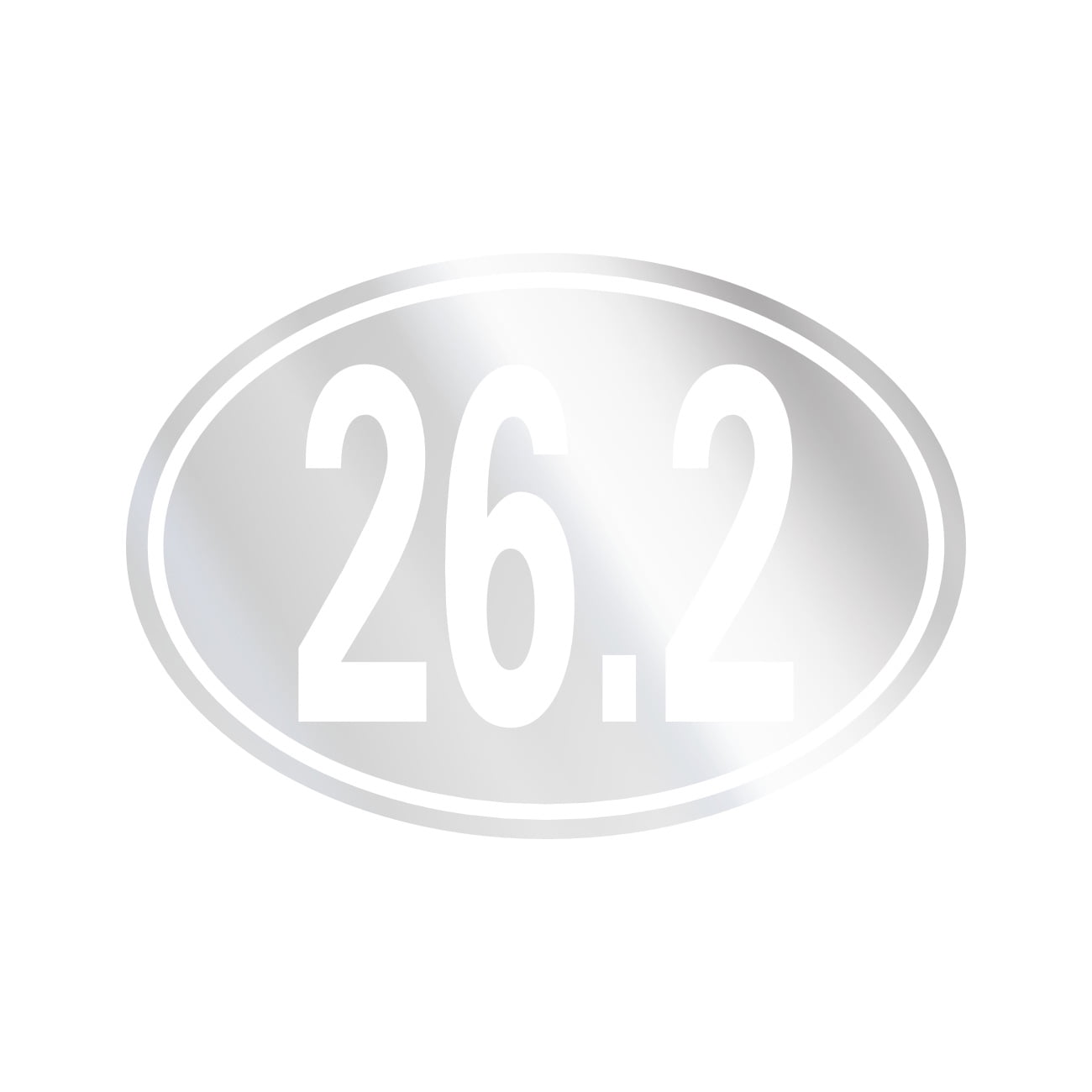 Oval 26.2 Sticker Decal Die Cut - Self Adhesive Vinyl - Weatherproof ...