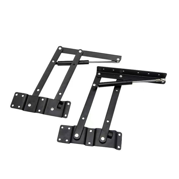 Computer desk lifting coffee table hinged folding support frame ...