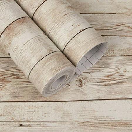 Reclaimed Wood Distressed Wood Panel Self-Adhesive Wood Grain Wallpaper ...