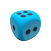 Voit® Tuff-Coated Multicolor Foam Dice (6-Pack) - Walmart.com
